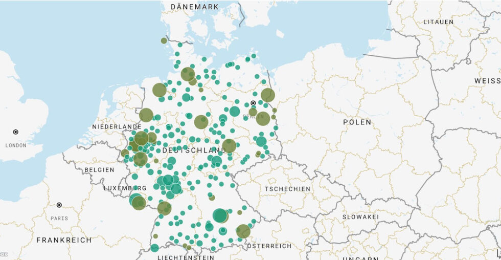 Power-to-X - New online atlas shows suitable locations in Germany for ...